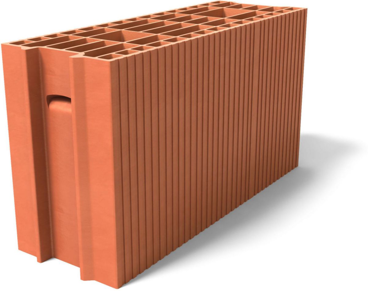 BIO'BRIC - Brique de mur BGV'UNO 570 x 200 x 314 mm R=1m².K/W Réf.BGVU2031 | POINT.P