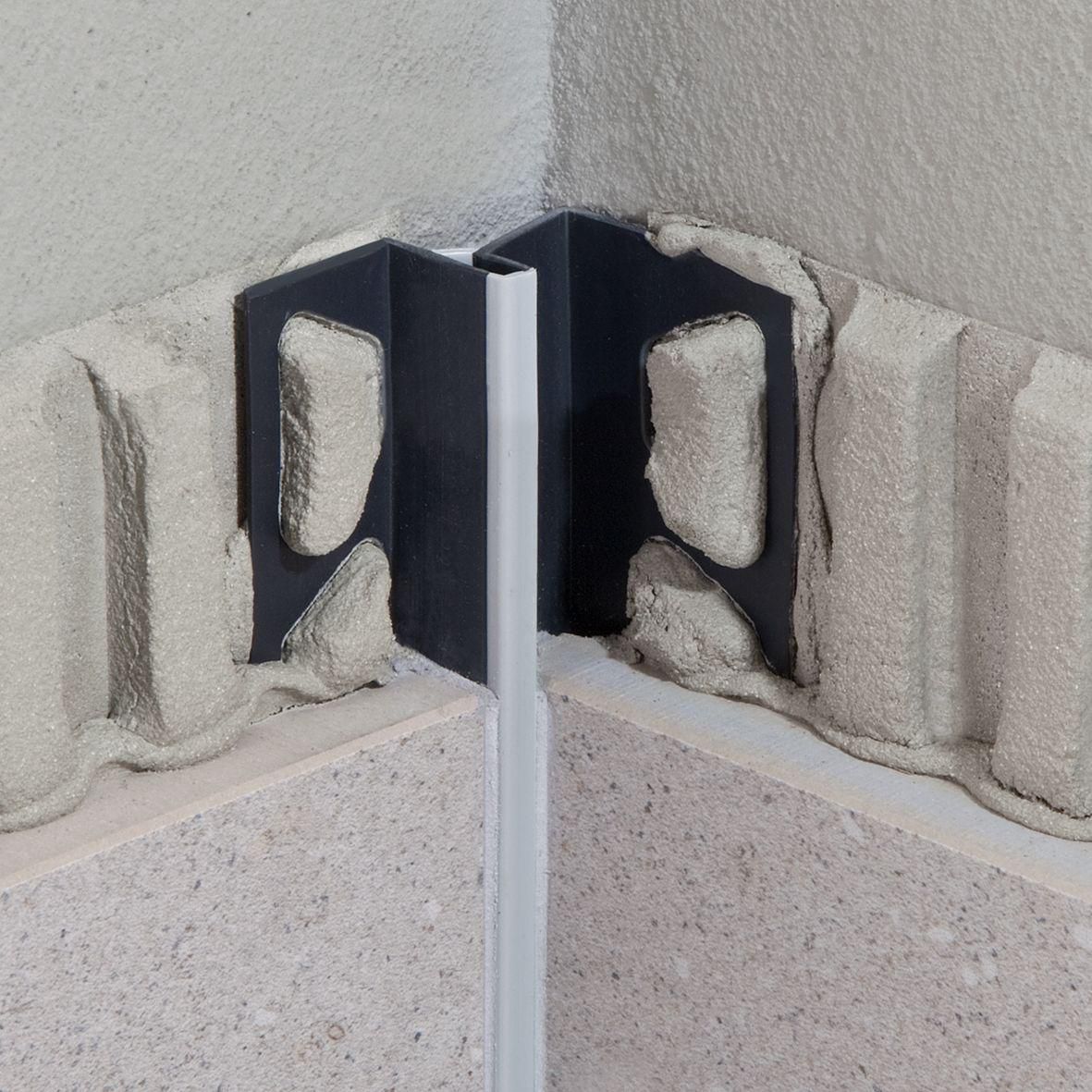 SCHLUTER SYSTEMS - Profilé angle rentrant Schlüter Dilex Eke PVC blanc ...