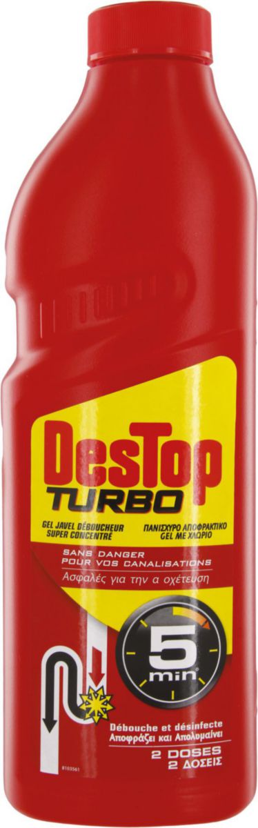 DESTOP - Déboucheur Destop Turbo - flacon de 1 l | POINT.P