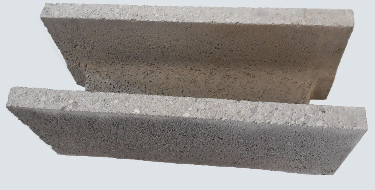 PRADIER BLOCS - Bloc béton de chaînage rectifié à coller - 500x200x250 ...