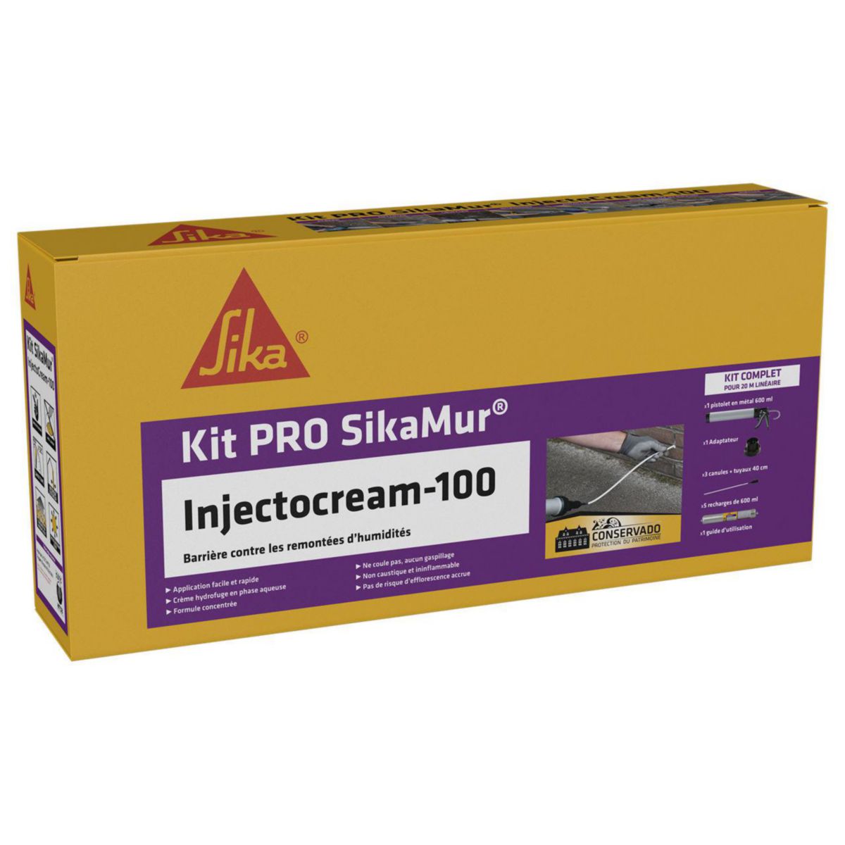 SIKA - Crème d'injection pour traitement des remontées capillaires ...