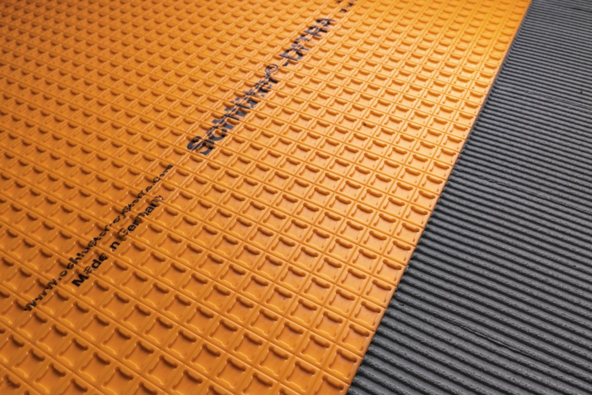 SCHLUTER SYSTEMS - Natte d'étanchéité Ditra - rouleau de 5,1x0,995 m ...