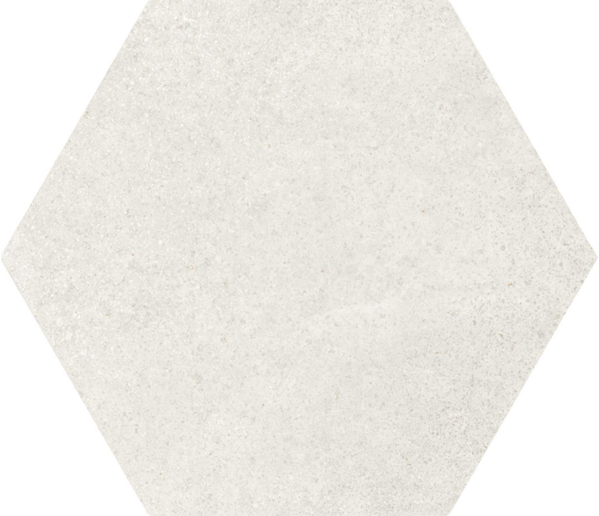 EQUIPE CERAMICAS - Carrelage hexagonal Hexatile Cement - grès cérame émaillé - white mat - 17 ...