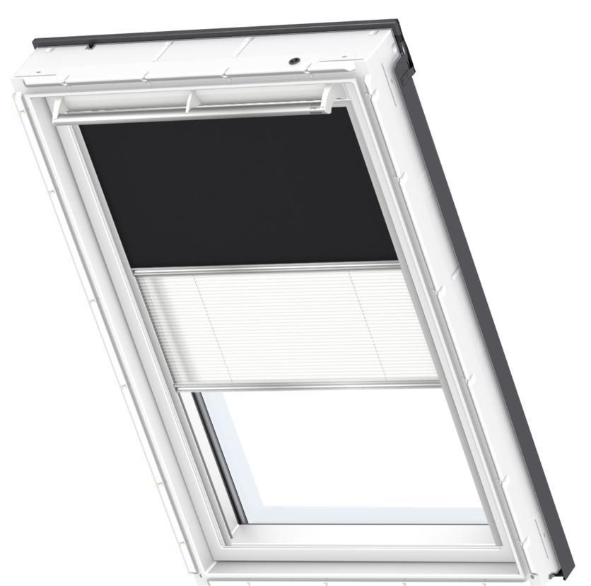 VELUX - Store duo (occultant noir + plissé blanc) NG DFD SK06 | POINT.P