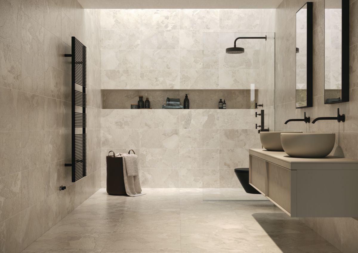 IMOLA - Grès cérame Imola Crew Bitter beige 60 x 120 cm CR BIT 12B RM ...