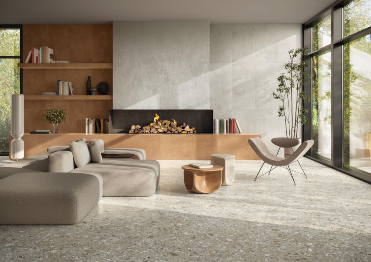 CENTURY - Grès cérame Century Reaction trace mat rectifié 80 x 80 cm ...