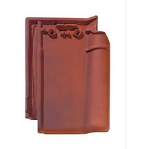 MONIER - Tuile terre cuite Postel 20 Monier rouge vieilli 315x230 mm ...