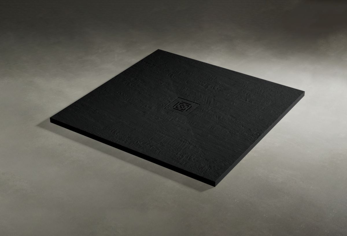 ALTERNA - Receveur Alterna Daily'O 90 x 90 cm béton anthracite | POINT.P