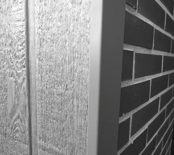 CEDRAL - Profil de départ aluminium laqué pour bardage Cedral Lap C52 gris perle longueur 3m ...