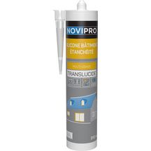 NOVIPRO - Mastic silicone Bâtiment - blanc - cartouche de 310 ml | POINT.P
