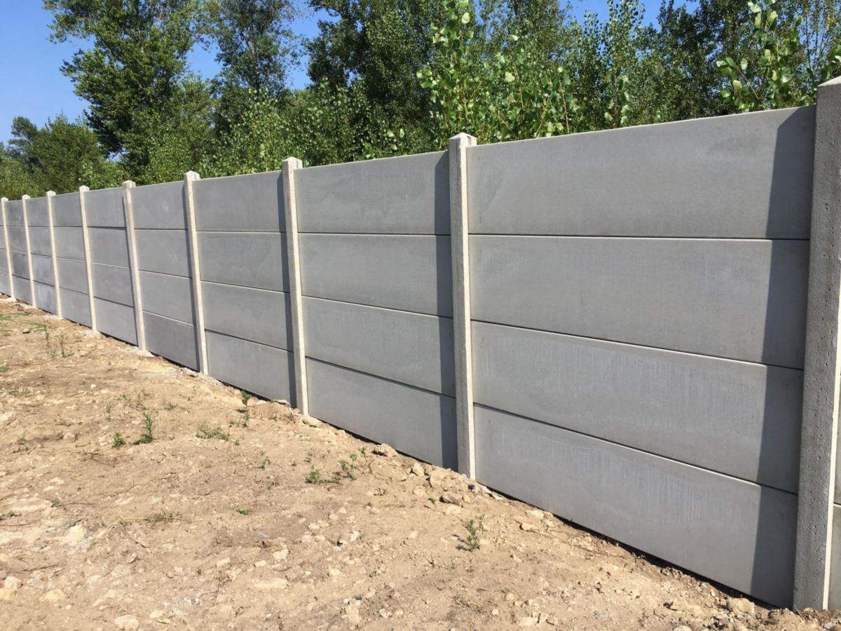 PROPRESO - Dalle de clôture en béton - 192x50x3 cm | Point.P