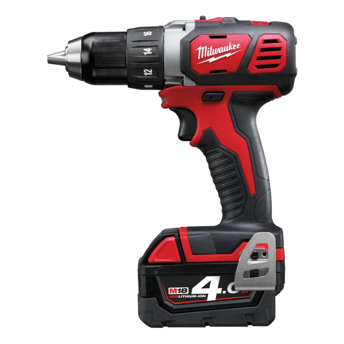 MILWAUKEE - Perceuse visseuse compacte 18V M18 BDD-402X, 4,0Ah, 50 Nm ...