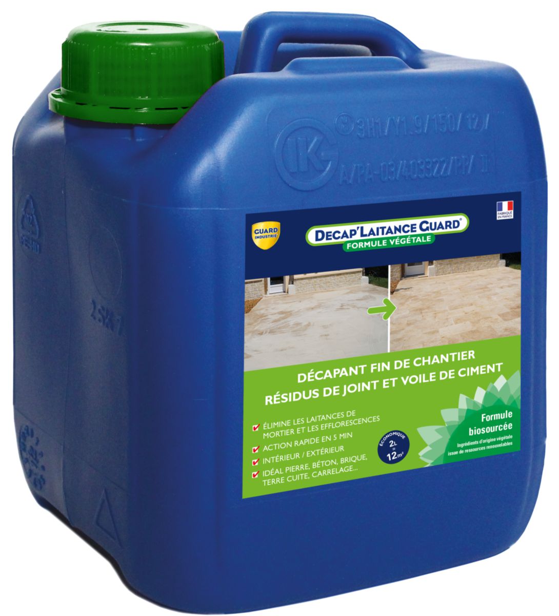 GUARD INDUSTRIE - Decap laitance guard formule végétale 2 litres ...