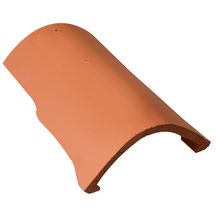 MONIER - Tuile Canal 40 - terre cuite - rouge - 400x180 mm | POINT.P