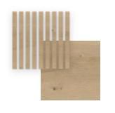 OLICAT - Panneau mural décoratif Maestro Latt - pepper oak / pepper oak ...