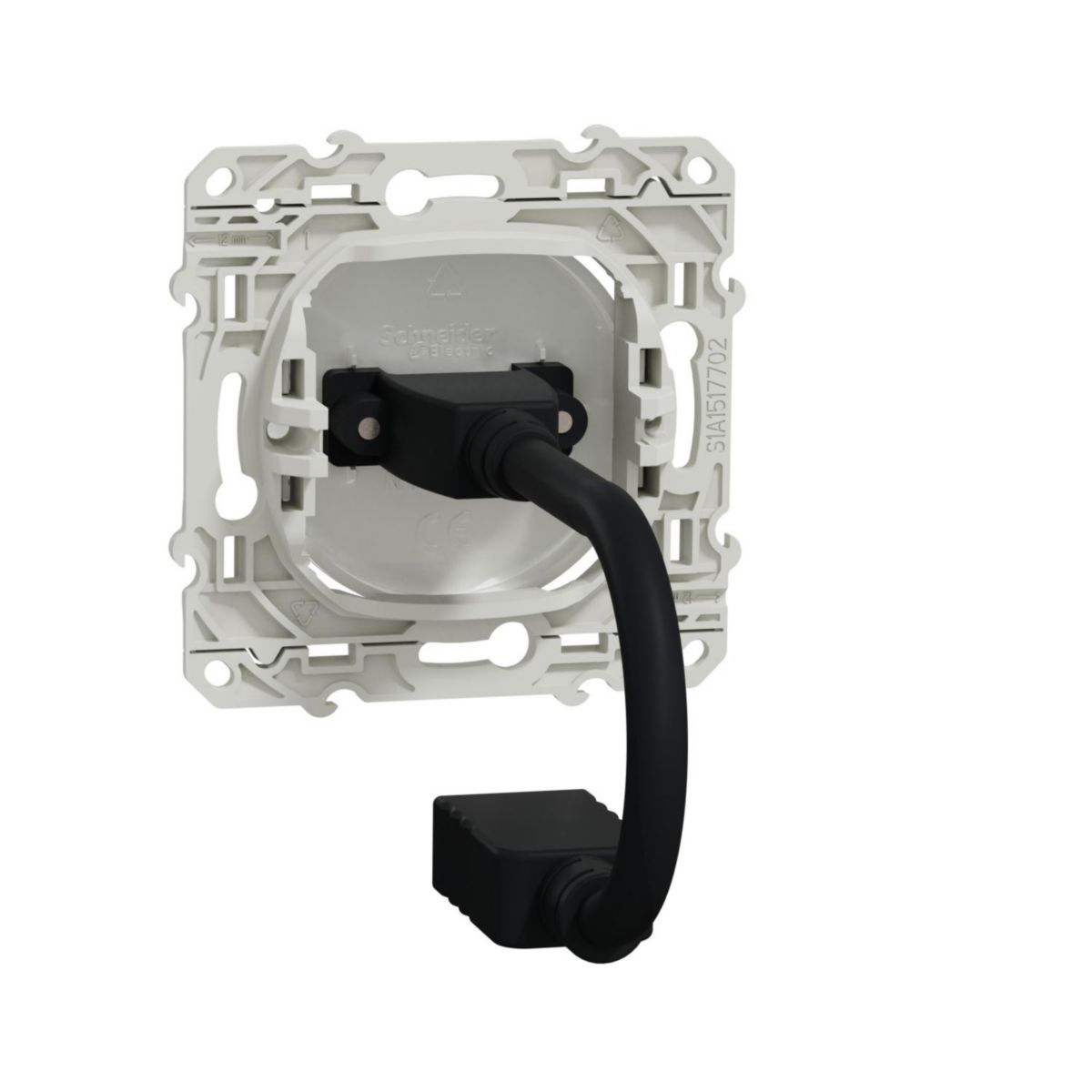 SCHNEIDER ELECTRIC - Prise HDMI type A femelle Odace - blanc | POINT.P