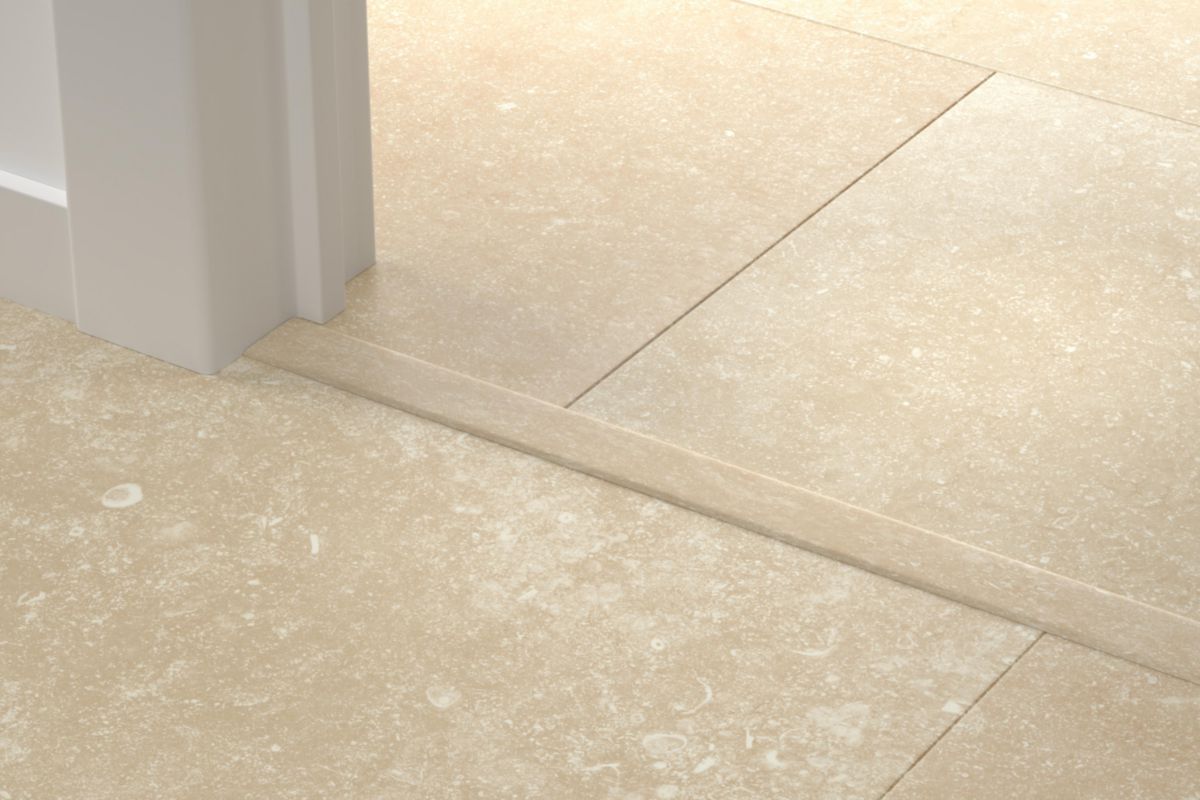 QUICK STEP - Profilé de finition Incizo - MDF teinte pierre calcaire ...