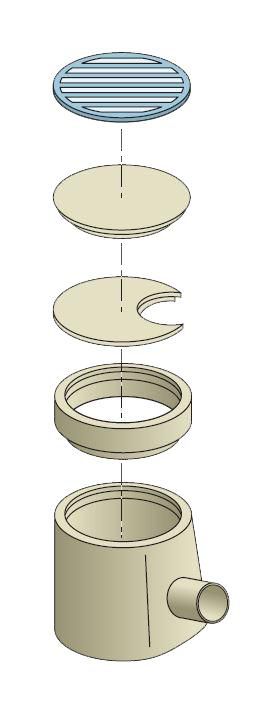 PILLON FRERES - Regard béton siphonné D 300H320 | Point.P