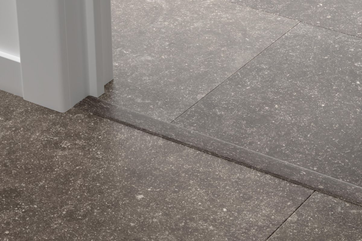 QUICK STEP - Profilé de finition Incizo - MDF teinte pierre bleue fumée ...