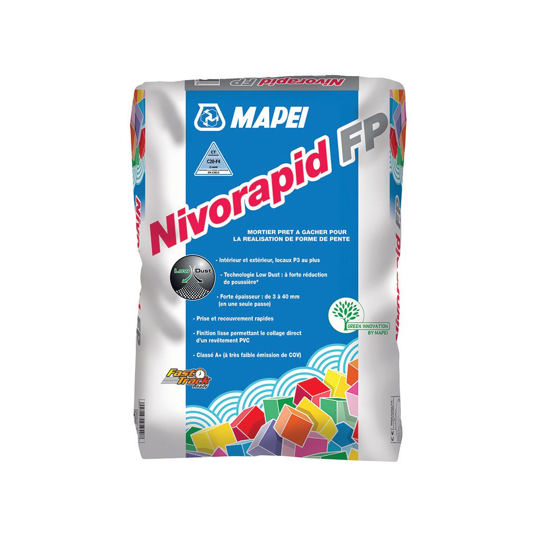 MAPEI - Mortier de pente à base de ciment Nivorapid FP - sac de 25 kg ...
