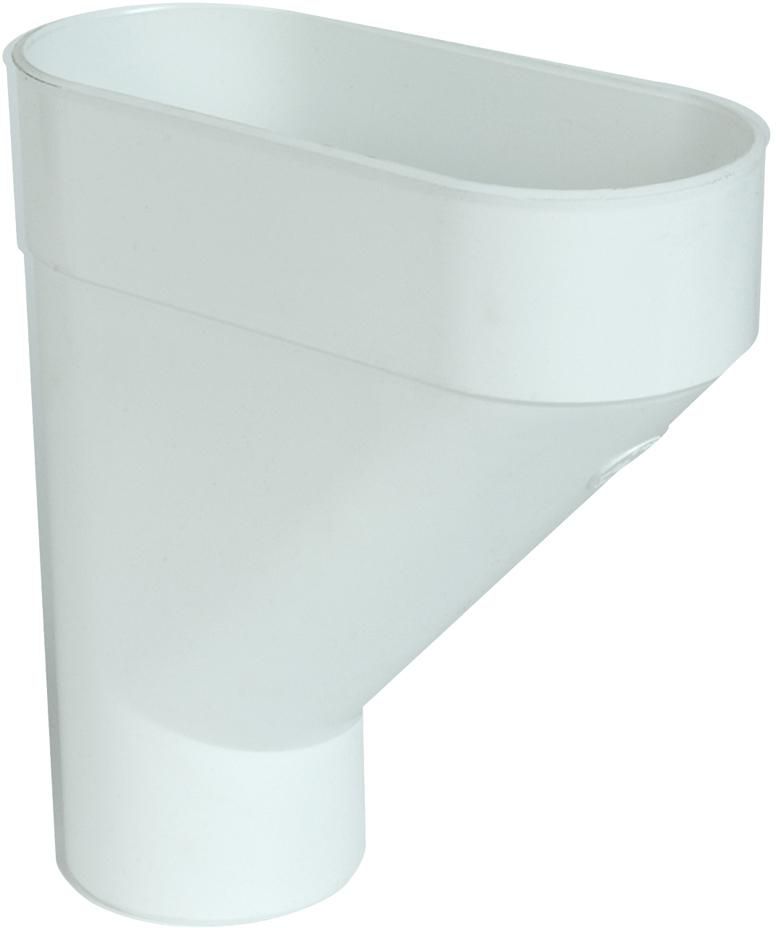 NICOLL - Jambonneau PVC pour descente eau pluviale TD100 blanc Nicoll ...