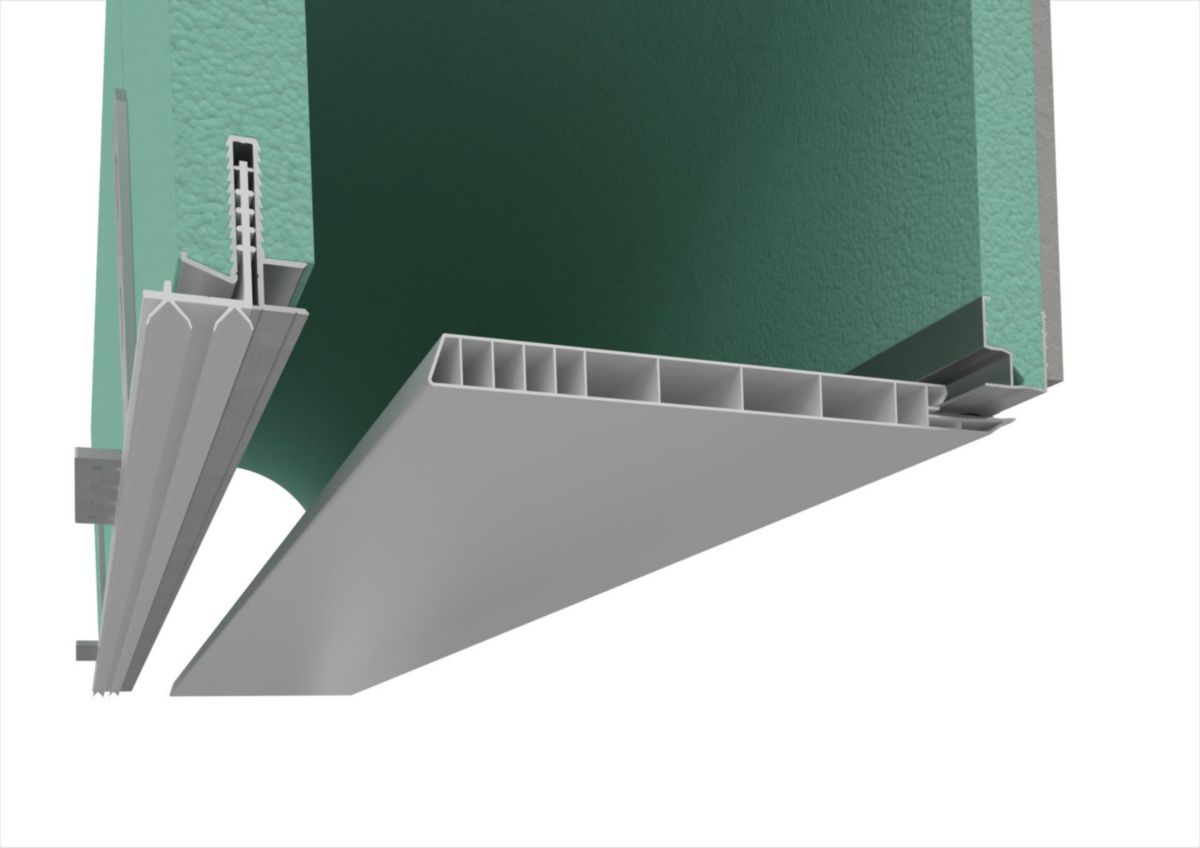 TBS PRO - Sous-face blanc coffre tunnel 28 pour demi coffre 1000 mm ...