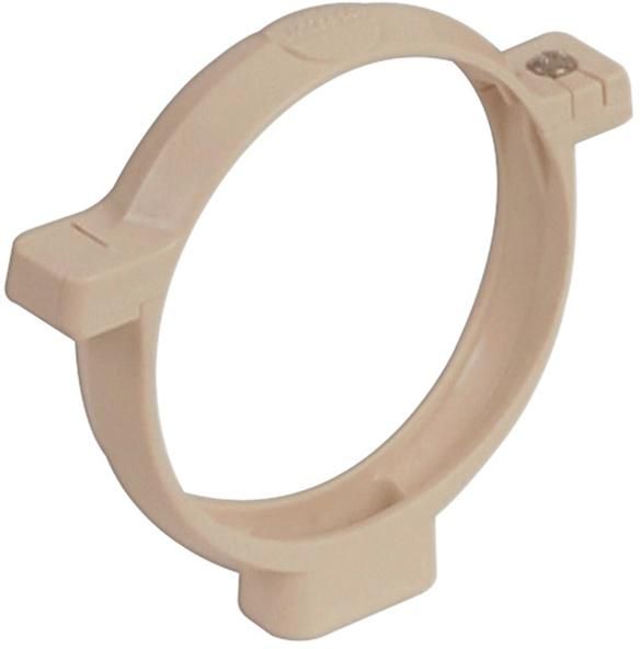 NICOLL - Collier bride PVC pour descente eau pluviale TD80 blanc Nicoll - Ø 80 mm | POINT.P