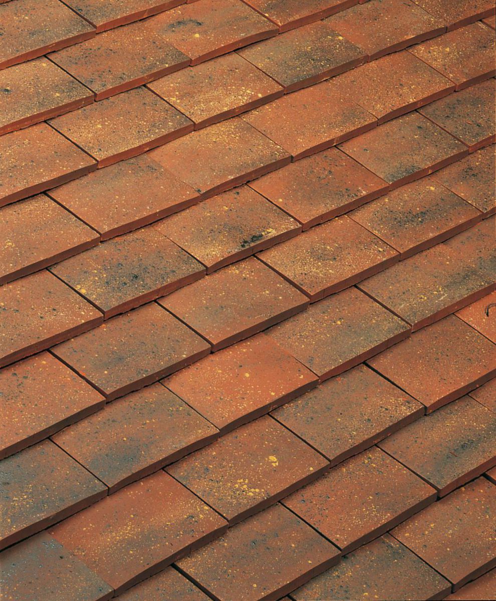 EDILIANS - Tuile terre cuite plate 20x30 Huguenot alezane 300x200 mm ...