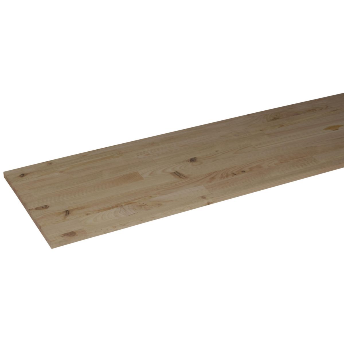 AJ TIMBER - Plateau d'établi bords arrondis pin 36x650x2000mm | POINT.P