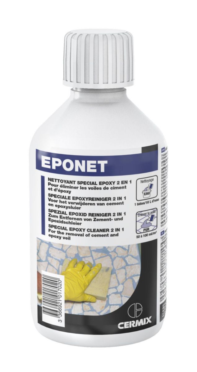 CERMIX - Nettoyant spécial époxy Eponet - bidon 0,3 l | Point.P