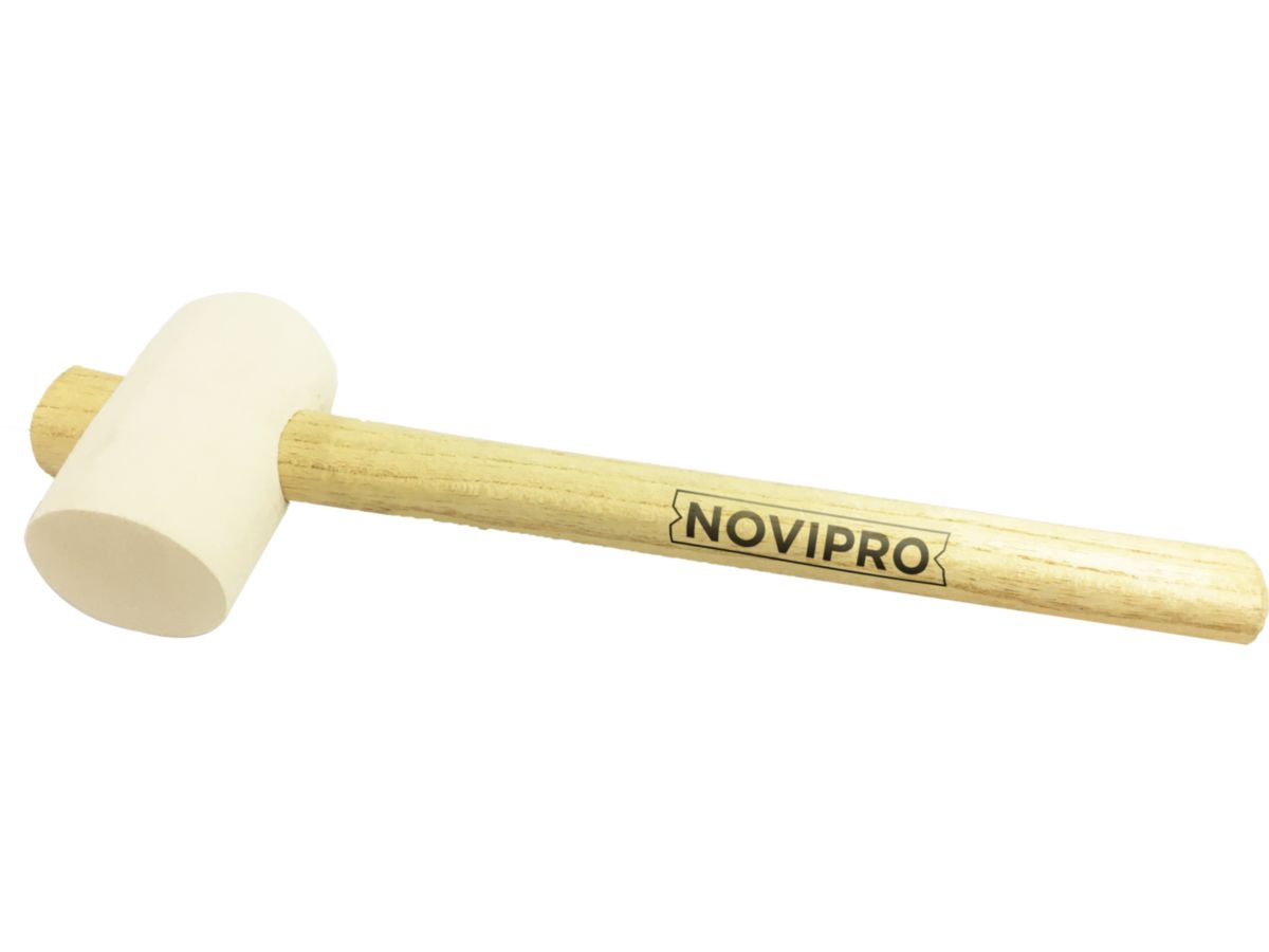 NOVIPRO - Maillet de carreleur - caoutchouc blanc - Ø 50 mm - L. 300 mm ...
