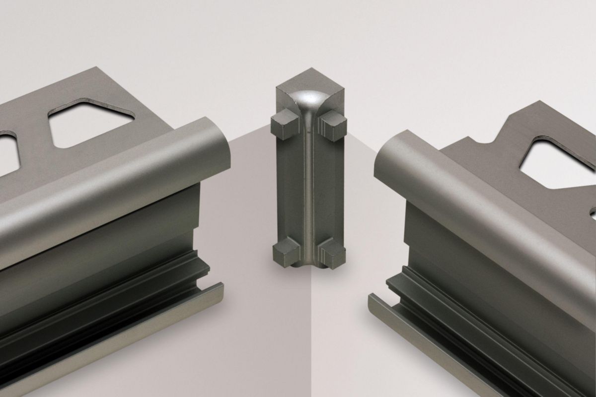 SCHLUTER SYSTEMS - Profilé d'angle rentrant Rondec step épaisseur 12 ...