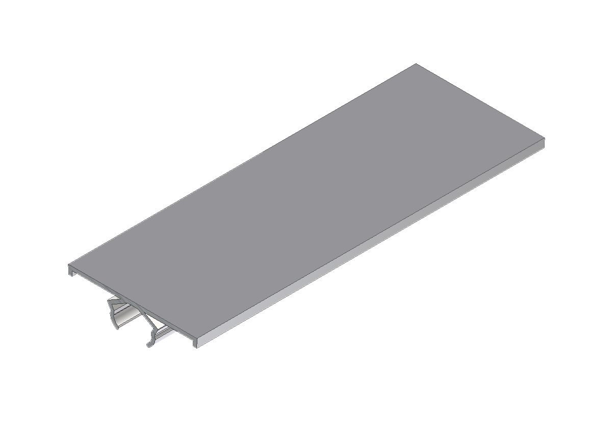 CLIPPER CORAMINE - Couvre joint plat i7 37mm graphite 3,05 m | Point.P