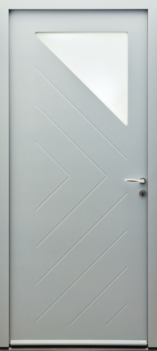 BEL'M - Porte d'entrée TRAPEZE EVO Acier sur mesure | Point.P