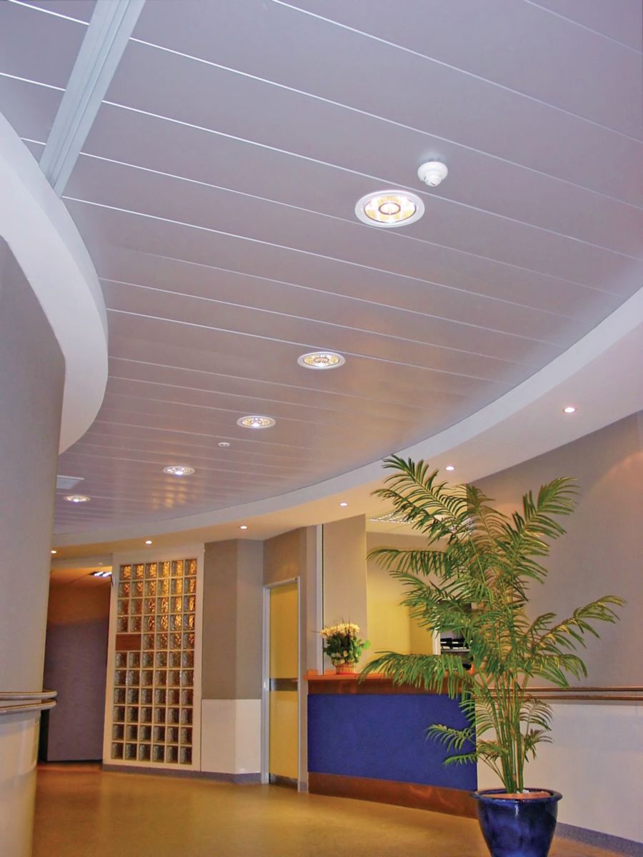 PLAFOMETAL - Plafond bac acier prélaqué autoportant à bords emboités et ...