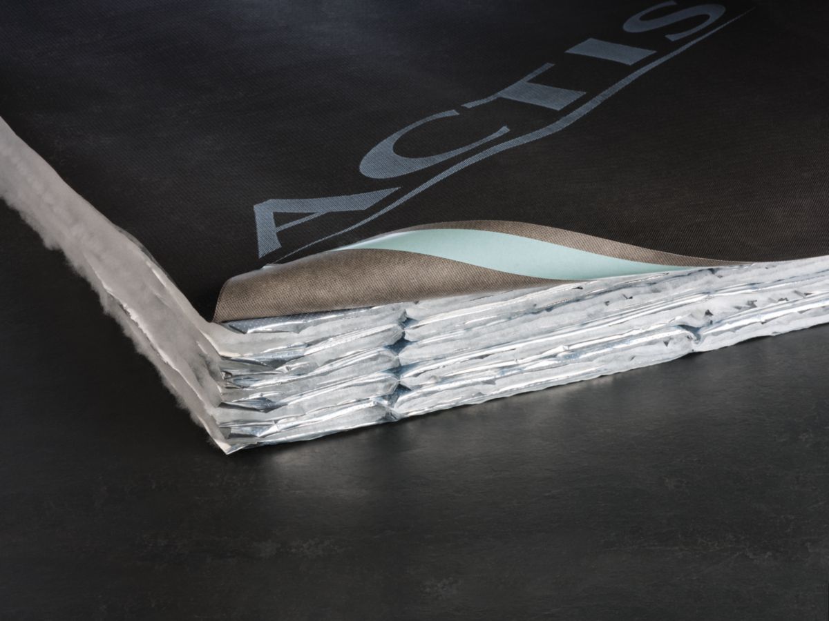 ACTIS - Triso-bardage Isolant alveolaire souple avec 2 lames d'air 1000x1600mm ép.125 mm R=5,7 ...