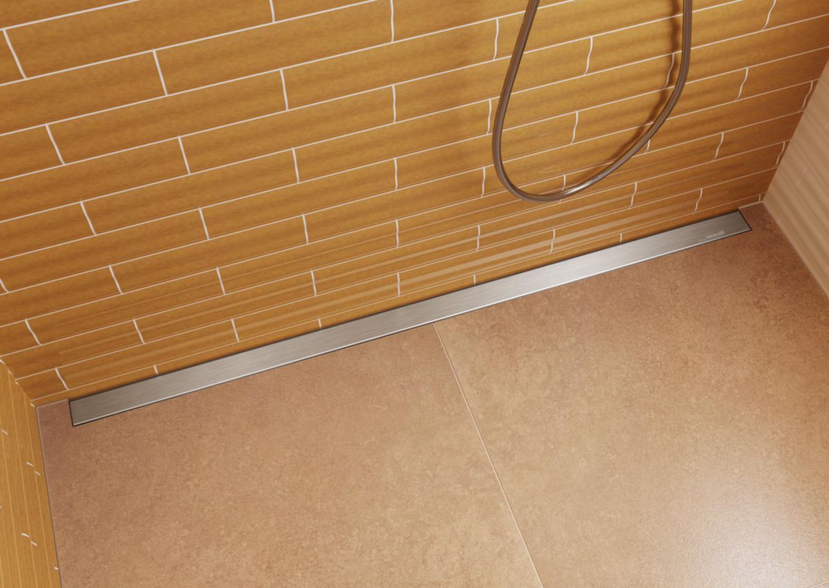 WEDI - Barrette de finition Fundo Top inox brossé L. 80 cm | POINT.P