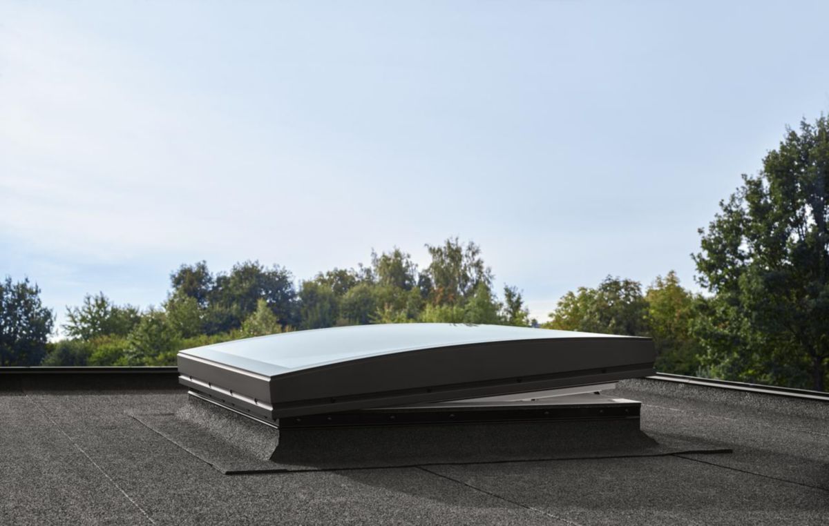 VELUX - Vitrage de protection courbe ISD 1093 pour fenêtre de toit plat CVP/CFP 60x60 cm - ép. 4 ...