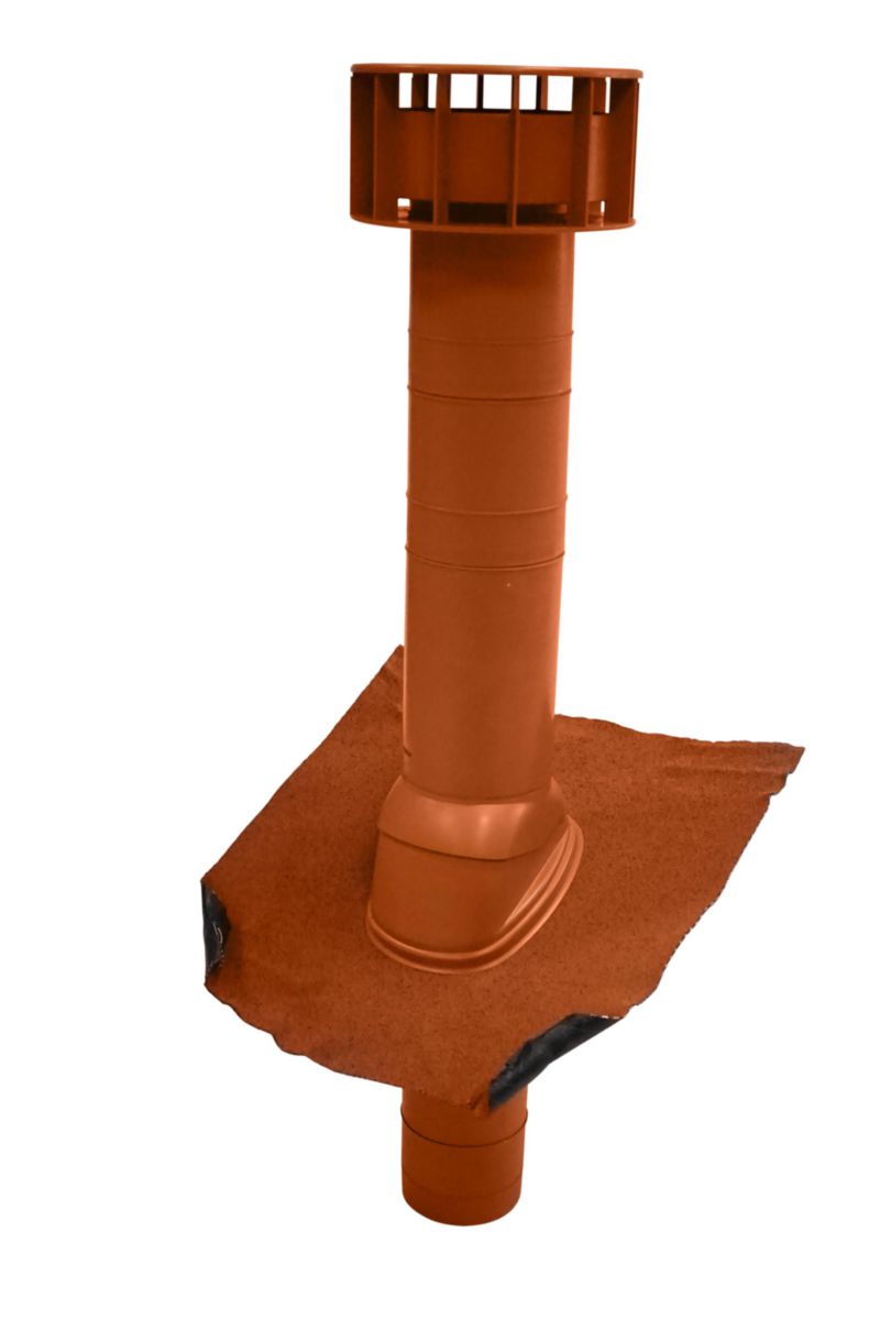 UBBINK - Terminal Multivent diamètre 131mm pente 25° à 45° ocre pour ...