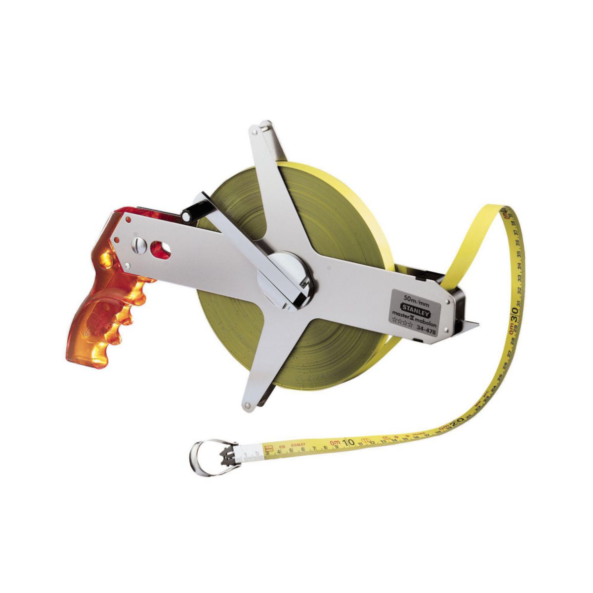 STANLEY - Ruban de mesure longue acier Mabolon - L. 50 m - l. 12,7 mm ...