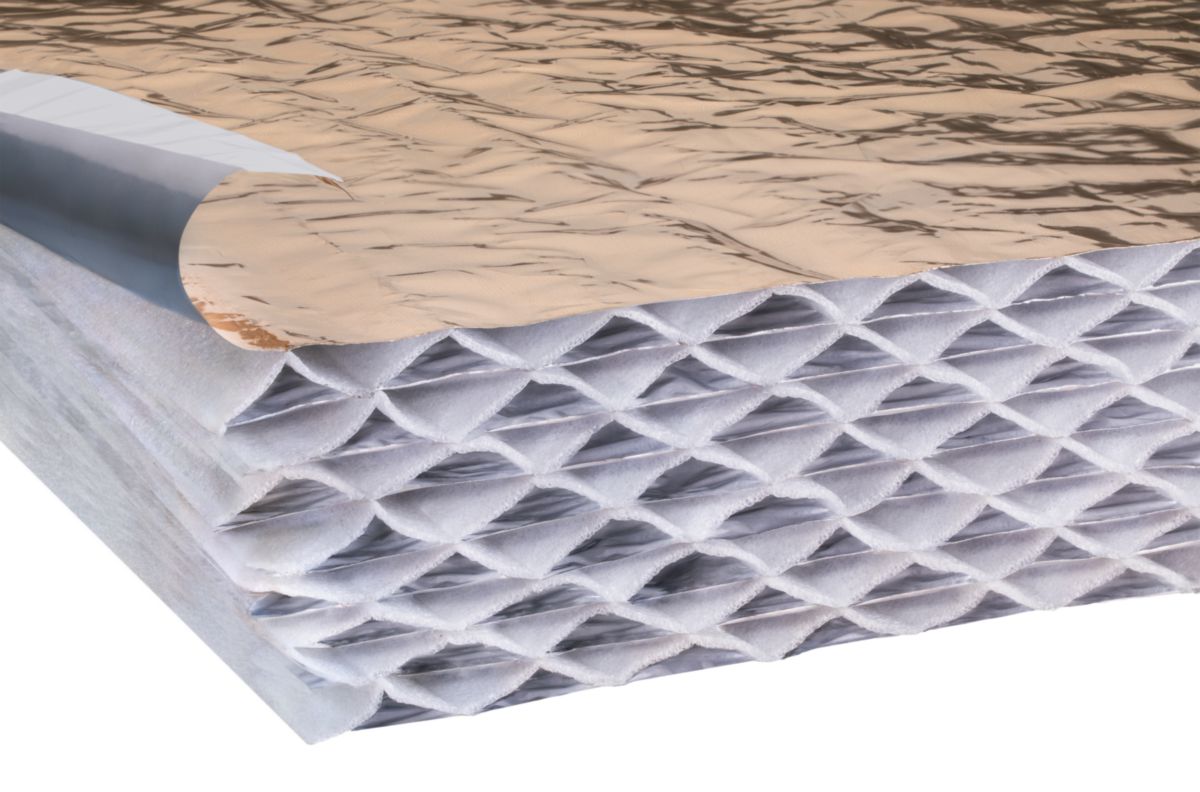 ACTIS - Isolant alvéolaire Hybris Mur - ép. 105 mm - 2700x1200 mm - R=4 ...