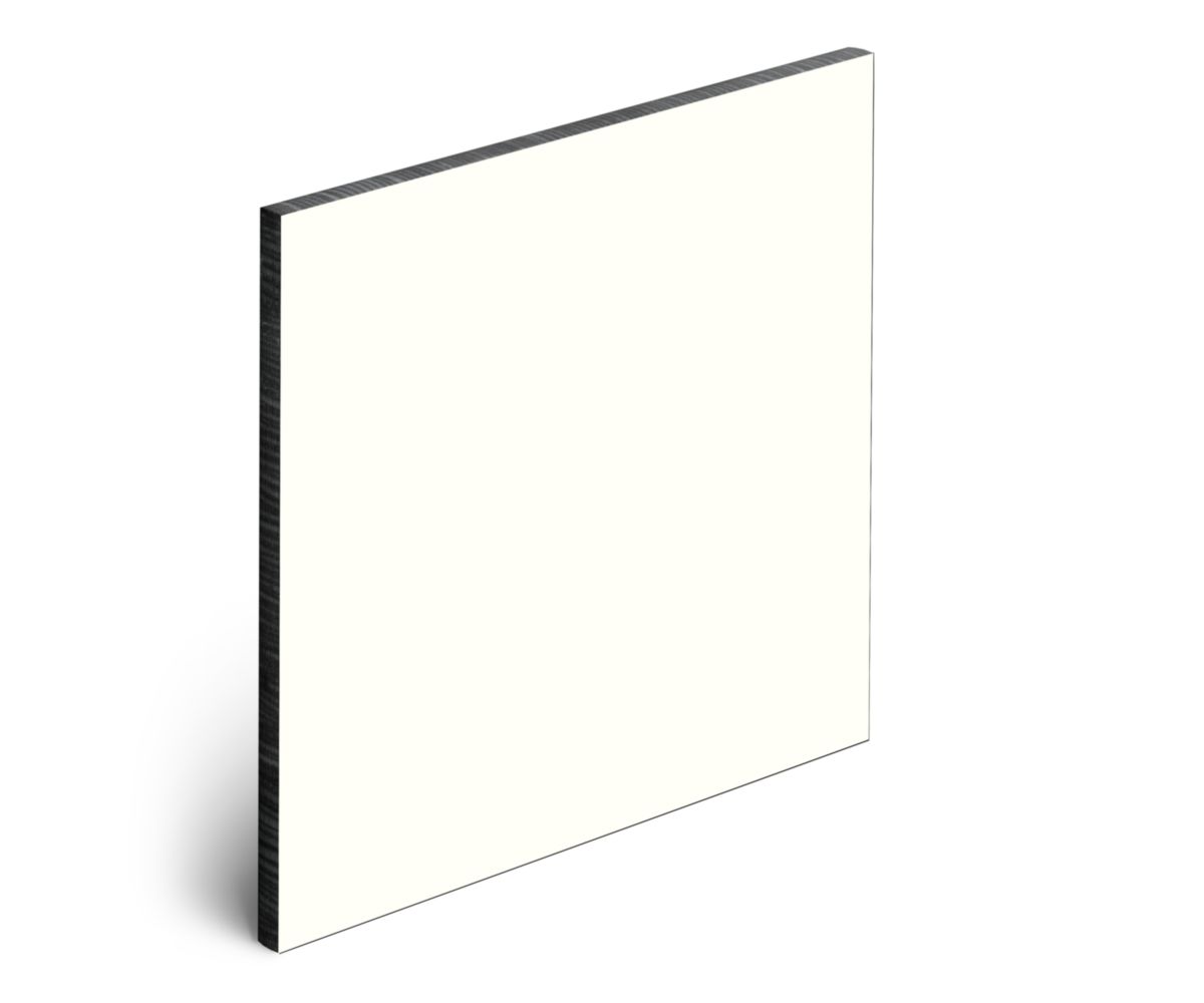 TRESPA - Panneau stratifié compact Hpl extérieur Trespa Izeon 1 face décor Pure White (RAL9010 ...