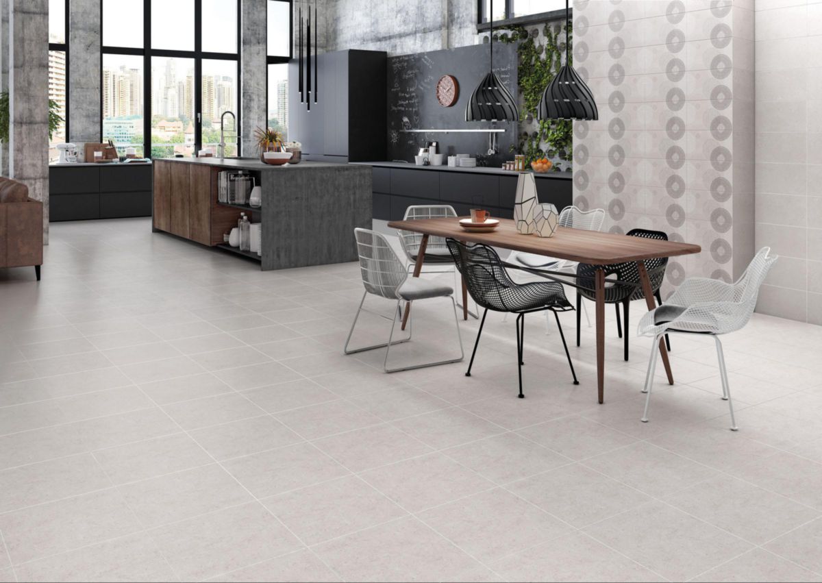 CEREV - Faïence murale Antica - ton grey mat - 24,7x44,7 cm | POINT.P