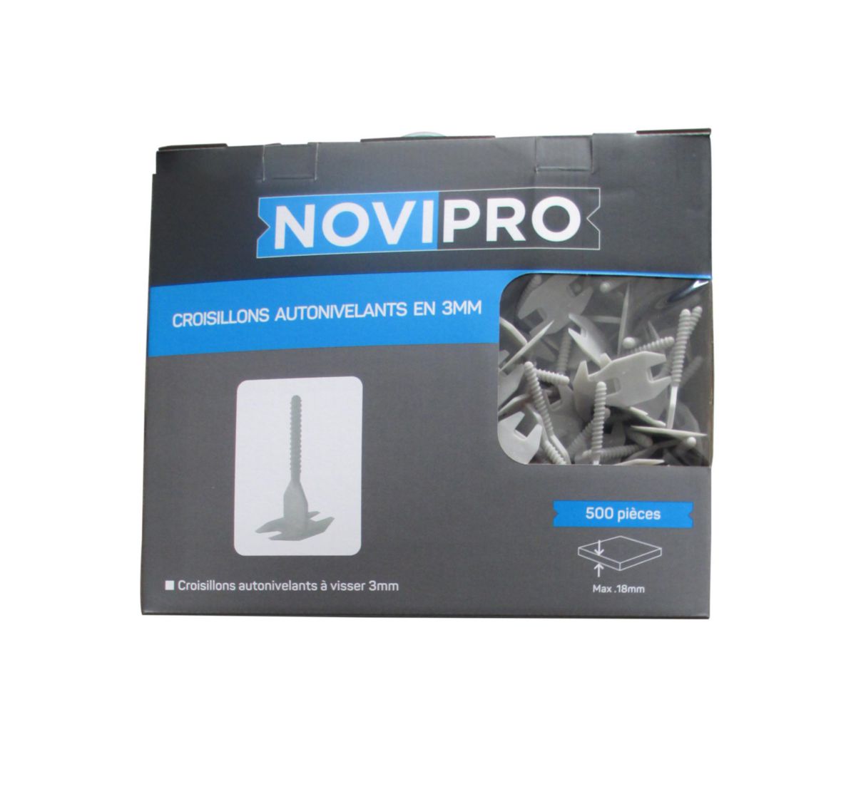 NOVIPRO - Pack de 500 croisillons a visser 3 mm Novipro | POINT.P