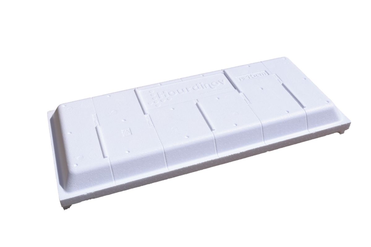 ISOLTOP - Entrevous 10Spo Hourdinov 15 décaissé polystyrène moulé M1 1 ...