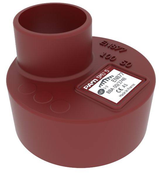 PAM - Cone excentré en fonte SMU S diamètre nominal 125-100mm Réf ...