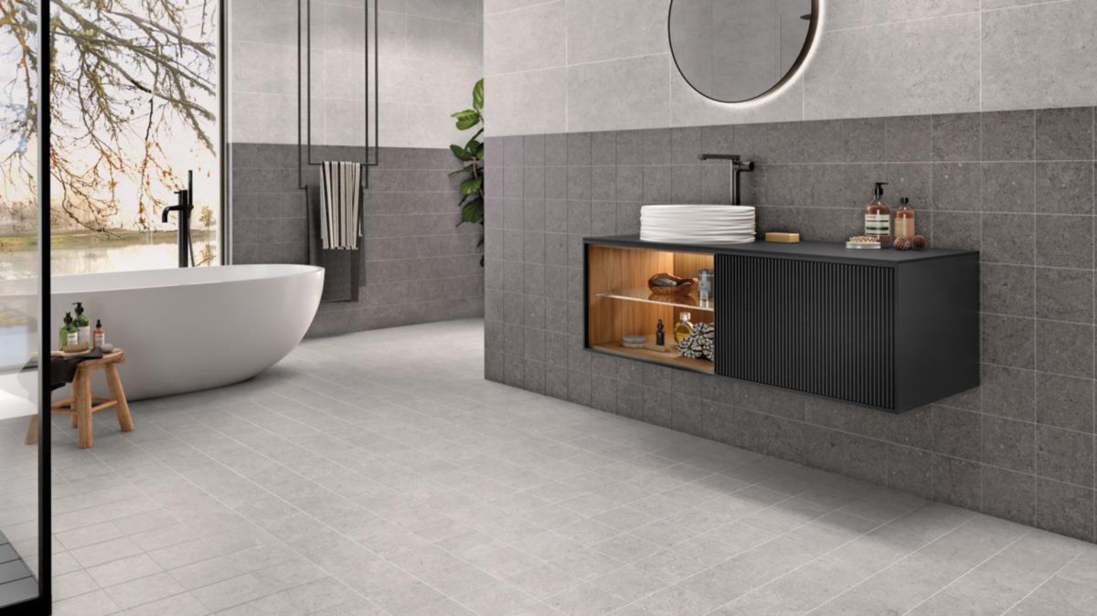 CEREV - Faïence murale Antica - ton white mat - 24,7x44,7 cm | POINT.P