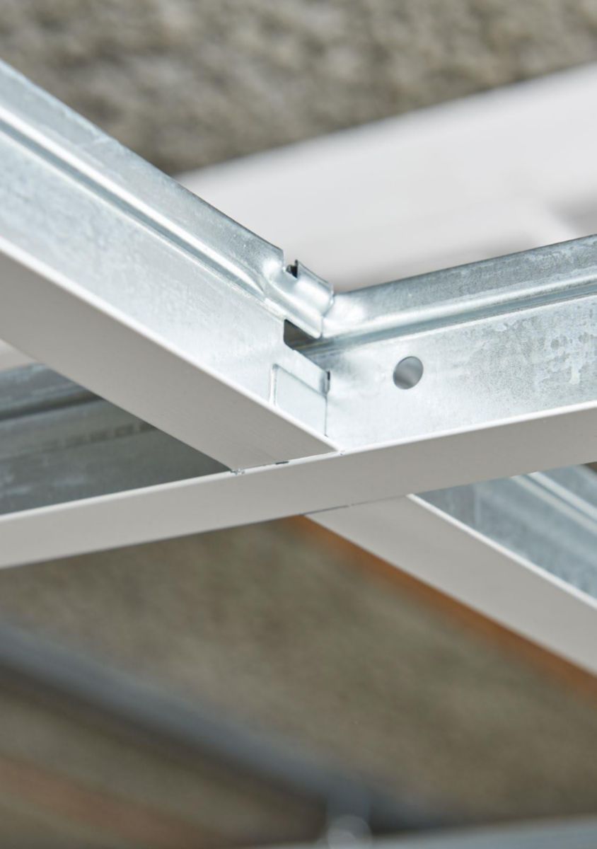 ROCKFON - Entretoise système à crochet T24 2854S3001 38x24mm longueur 1 ...