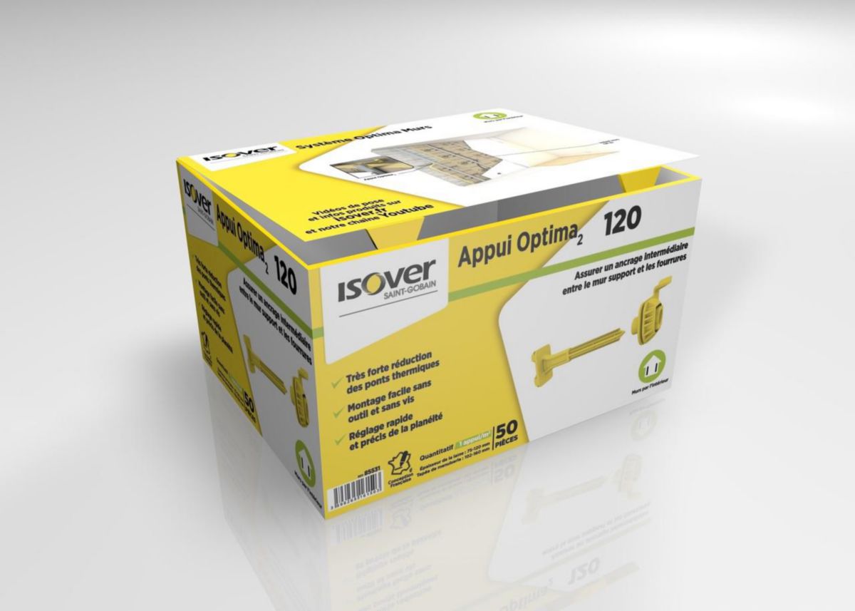 ISOVER - Appui intermédiaire Optima 2 pour isolation sous ossature ...