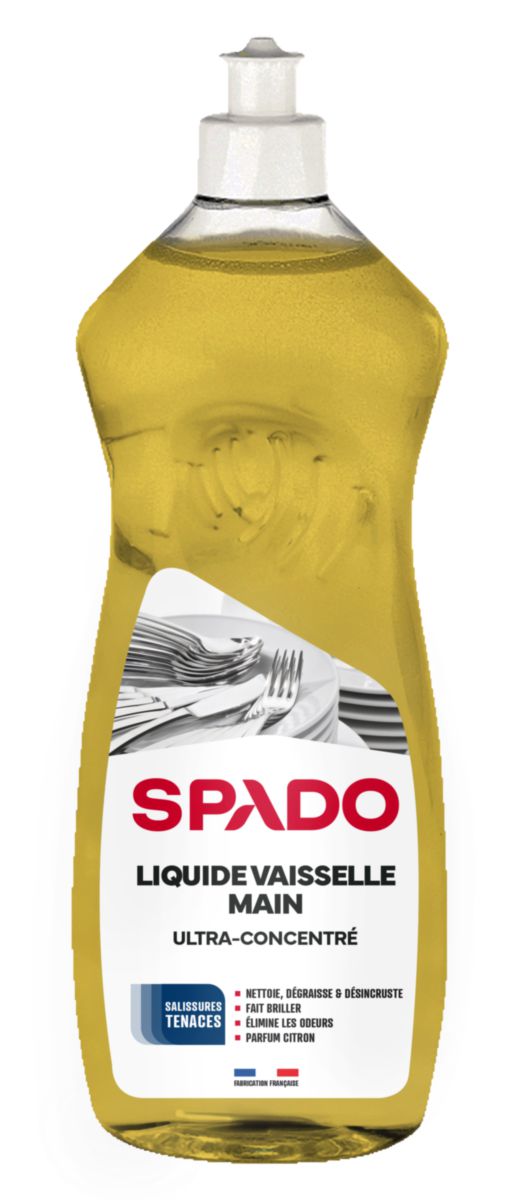 SPADO - Liquide vaisselle main citron 1L Réf. PV02437106 | POINT.P